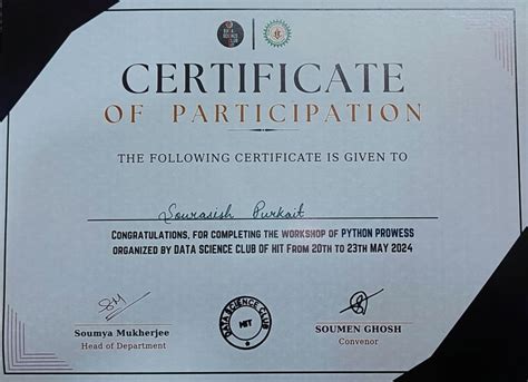 Hi Everyone👋 I Am Excited To Share That I Got A Certificate Of