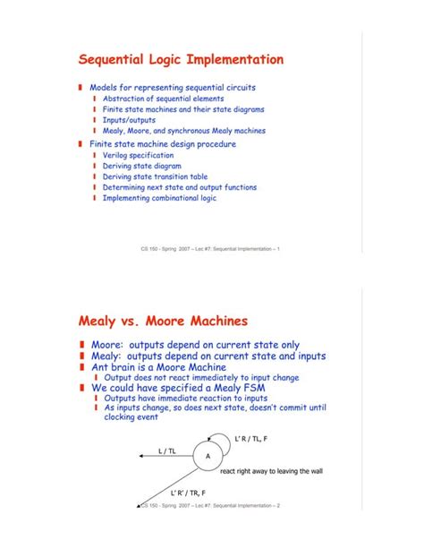 Sequential Logic Implementation Pdf