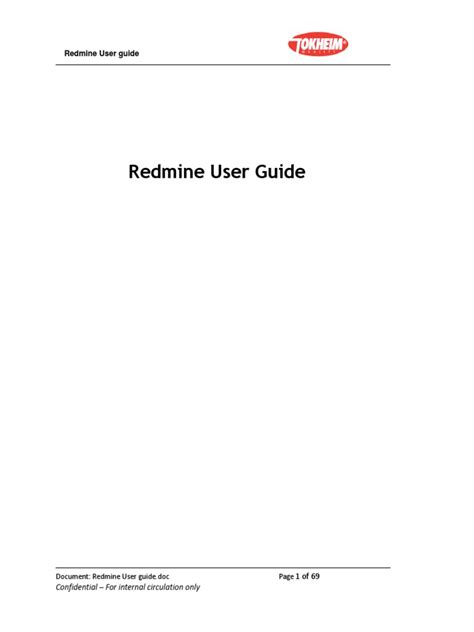 redmine user guide v05 00 pdf pdf wiki internet forum
