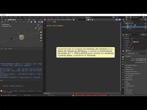 Tutorial De Scripting En Blender Ejecutando Blender Desde La Terminal YouTube