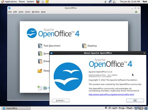 Install Apache Openoffice 4 1 2 On Fedora 24 23 Centos Rhel 7 2 6 8