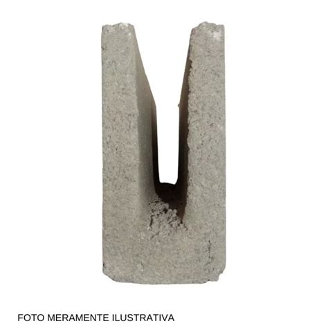 Canaleta De Concreto 09x19x39cm