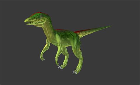 벨로시 랩터 3d 모델 5 Obj Free3d