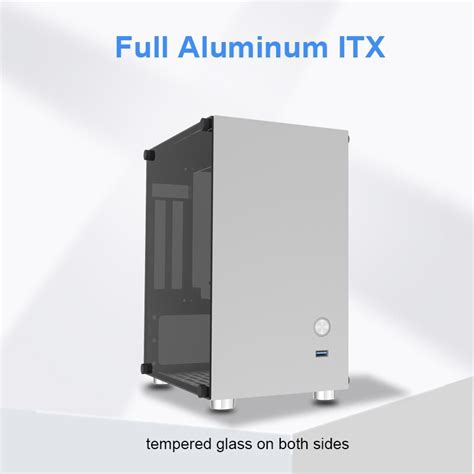 Mini Itx Gaming Computer Case Aluminum Desktop Pc Grandado