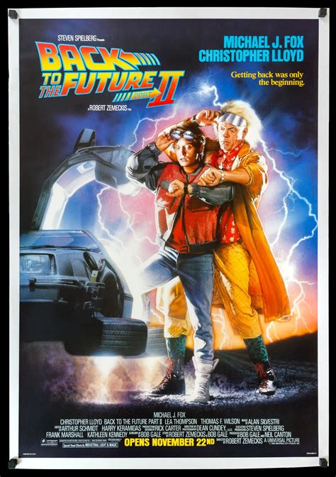 Back To The Future Part 2 1989 Original One Sheet Movie Poster