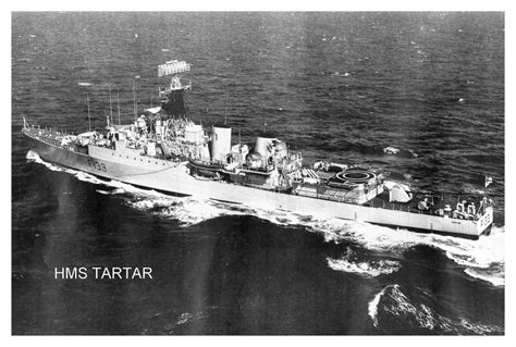 The Warshipologist An Undated Photograph Of Tribal Class Frigate Hms