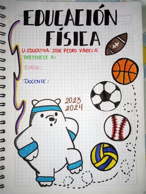 Portada Educación Física Portadas De Educacion Fisica Portadas Para