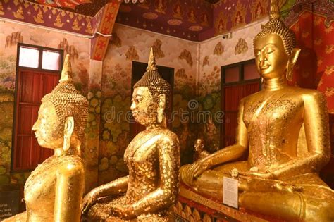 Luang Pho To And Luang Pho Yai Two Buddha Statues Enshrined In The