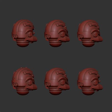3d File Dark Angels Helmet Set 🪖 ・model To Download And 3d Print・cults