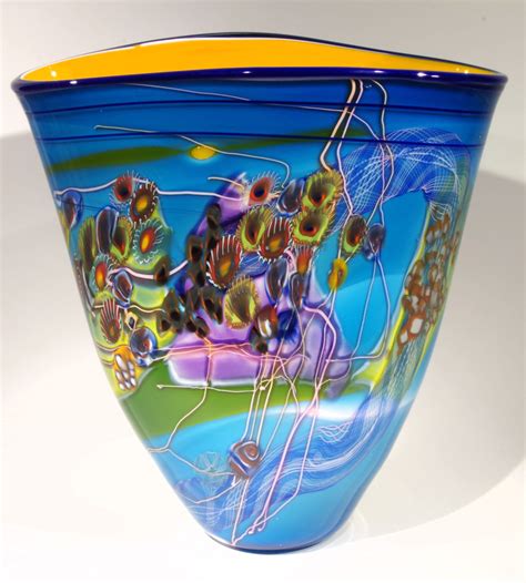 Art Glass Shell Vase From Kelasa Glass Gallery On Kauaii