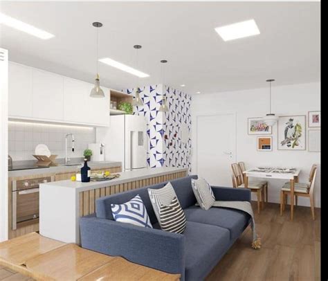 Modelos De Sala Com Cozinha Americana 20 Inspirações