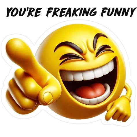Youre Freaking Funny Laughing Emoticon Funny Emoji Funny Emoticons
