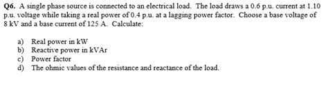 Solved A Single Phase Source Is Connected To An Electrical Chegg Com