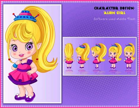 Character Turn Around Software Used Adobe Illustrator Sumana Sengupta