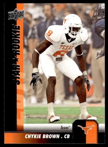 2011 Upper Deck Chykie Brown Texas Longhorns 155 Ebay