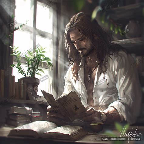 Ai创作图cg插画 原创厚涂 写实人物插画 欧美画风 Cg绘画 人物原画 王子上课场景 厚涂风格 书生气十足 欧美插画 日韩厚涂插画 一个人学习 勒奈笛卡尔 弗兰兹皇帝约瑟夫 厚涂手绘
