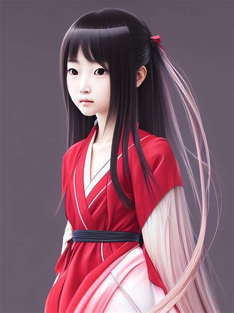 Download Ai Generated Asian Woman Kimono Royalty Free Stock