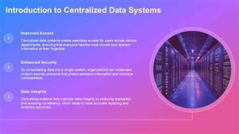 Centralized Data System Implementation Best Practices Ppt Guidelines At