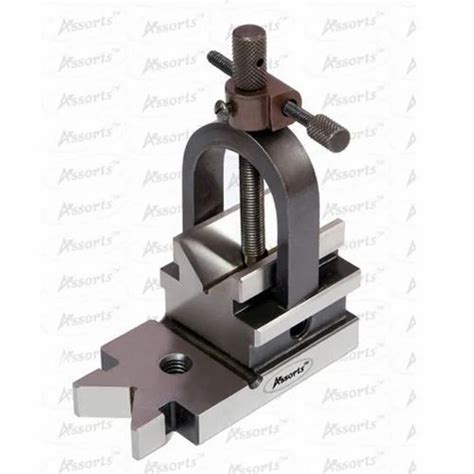 Silver Stainless Steel Multi Surface V Block Clamp For Crusher Machine