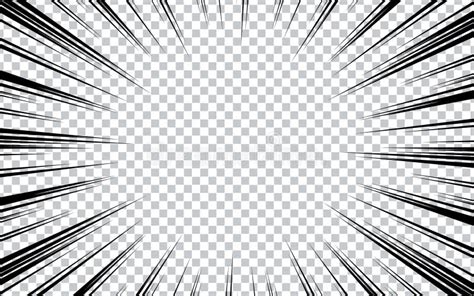 Comic Radial Explosion Lines With Speed Effect For Comic Books Superhero Action Explosion