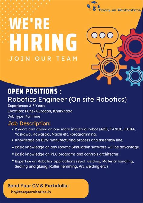 torque robotics and solutions on linkedin hiring robotics