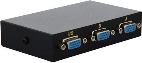 Vga In Out Port Vga Switch Press Button To Way Vga Video Switch For Computer Pc Monitor