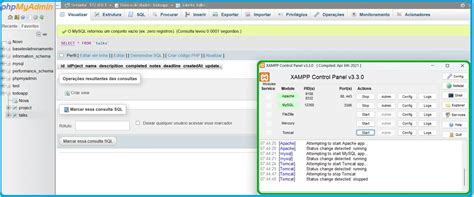 Praticando Banco Dados Phpmyadmin E Xampp Valdemar Taborda Spring