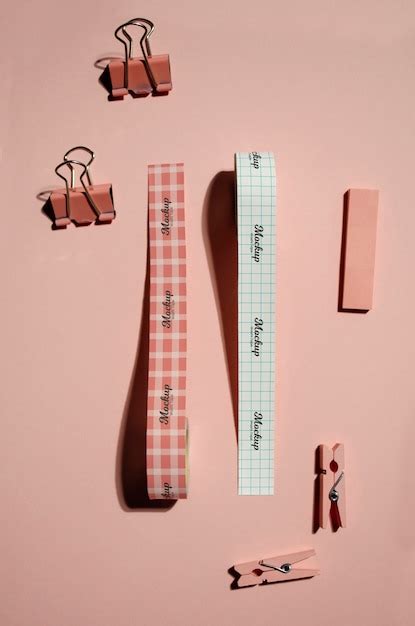 장식용 와시테이프의 모습 프리미엄 Psd 파일