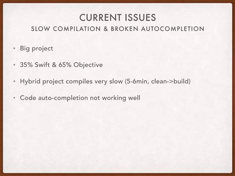 Ios Project Modularisation