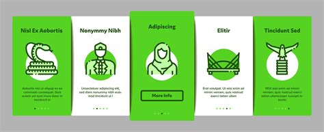 Malaysia National Onboarding Elements Icons Set Vector 17350389 Vector