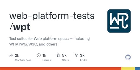 Github Web Platform Testswpt Test Suites For Web Platform Specs — Including Whatwg W3c And