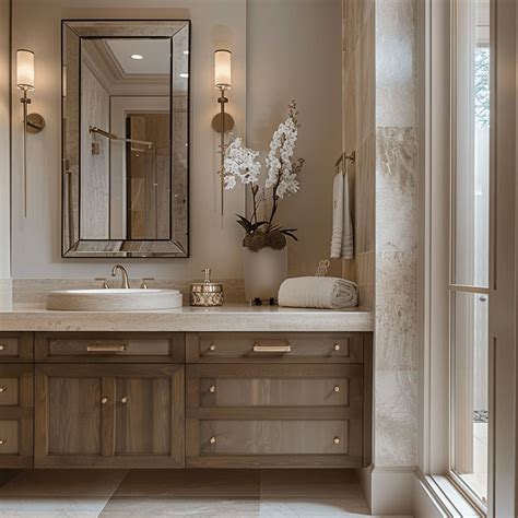 Transitional Bathroom Vanity Modern Vintage Scandi Mix