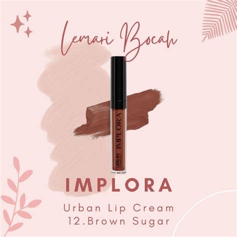 Jual Implora Urban Lip Cream Matte Brown Sugar Shopee Indonesia