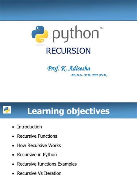 6 Recursion Pdf Recursion Python Programming Language