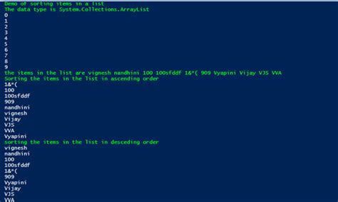 PowerShell List Methods And Examples Of PowerShell List