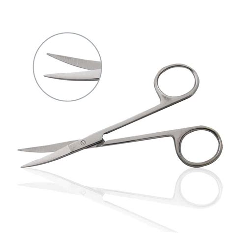 Iris Scissors Curved 4 5 Stainless Steel Sharp Aa129
