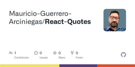 Github Mauricio Guerrero Arciniegasreact Quotes