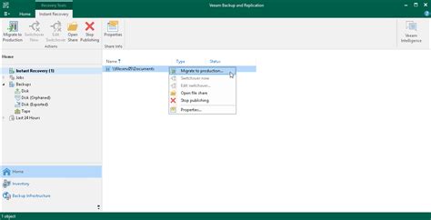 Step 1 Launch Migrate To Production Wizard User Guide For Vmware Vsphere