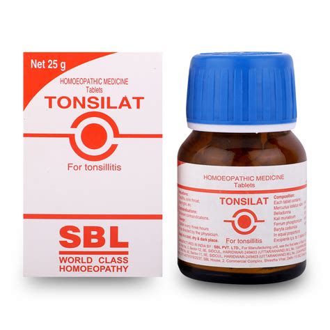 Tonsilat Tablets Sbl Pvt Limited International