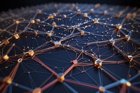 Premium Ai Image A Complex Network Of Interlocking Lines And Grids