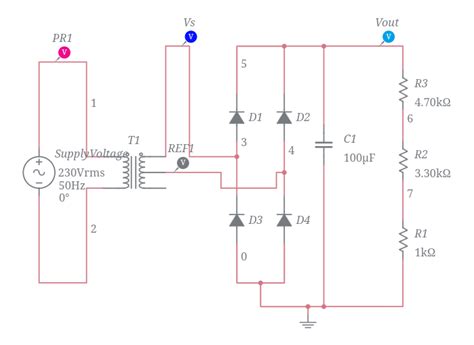 Bridge Rectifier Multisim Live