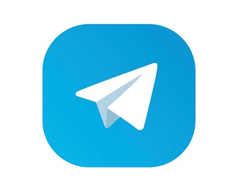 Telegram Social Media Logo Telegram Logo White Blue Telegram Logo