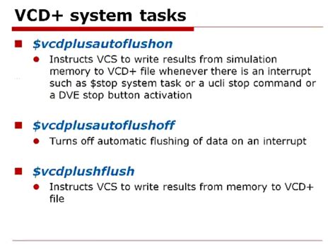 07 逻辑仿真工具vcs post processing with vcd files icer newer 博客园