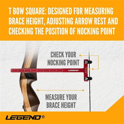 Legend T Shaped Bow Square Tuning Accessory For Compound And Recurve Bows Aluminium Alloy