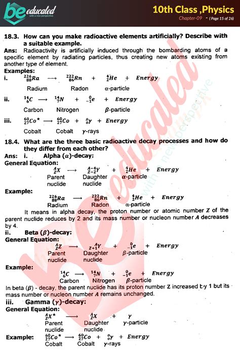 Chapter 9 Physics 10th Class Notes Matric Part 2 Notes