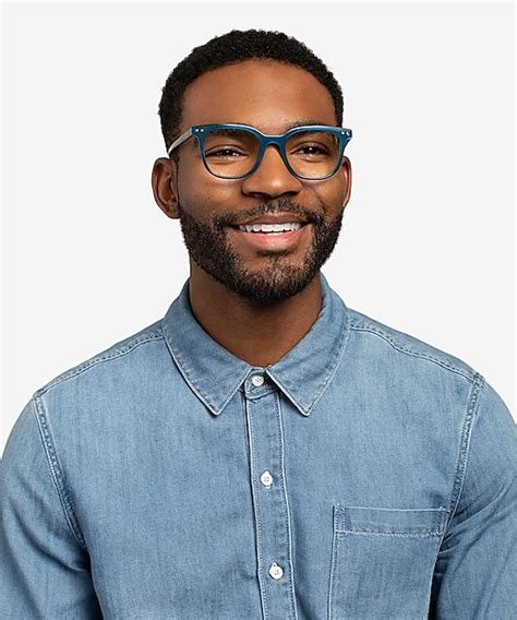 Kaleidoscope Square Iridescent Dark Green Full Rim Eyeglasses Eyebuydirect