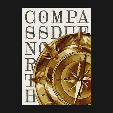 Compass Due North Illustration And Posters On Behance