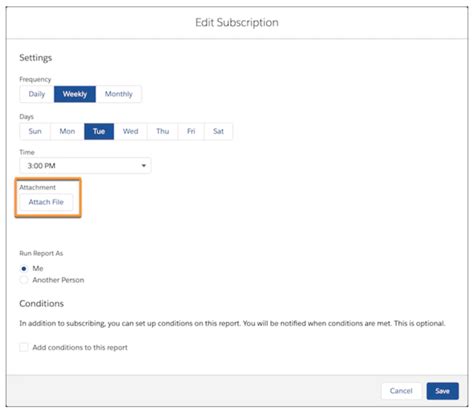 attach csv files to salesforce report subscriptions resonant cloud solutions