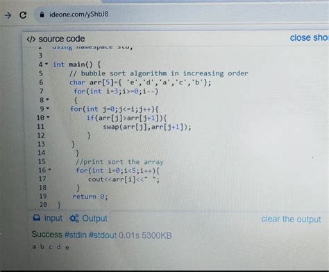 Muskan Chaurasiya On Linkedin Problem Statement Bubble Sort Algorithm To Sort The Array Of