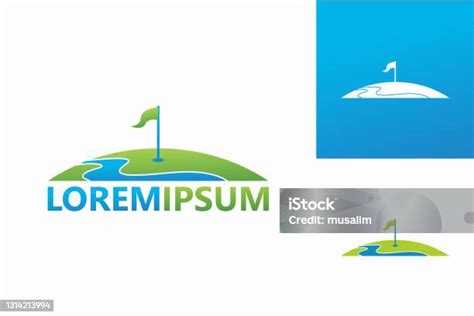 골프 놀이터 로고 템플릿 디자인 벡터 엠블럼 디자인 개념 창조적 인 기호 아이콘 가방에 대한 스톡 벡터 아트 및 기타 이미지 가방 경기 스포츠 경쟁 Istock